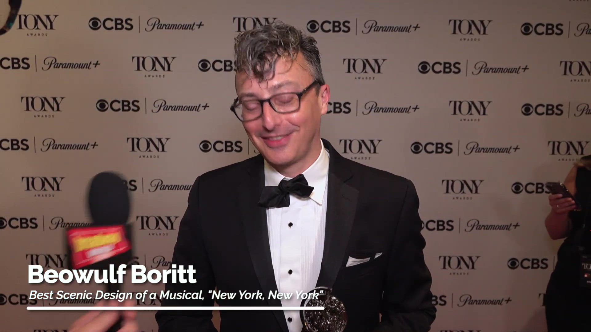 Video: Beowulf Boritt Celebrates Tony Win fo... | Open Video