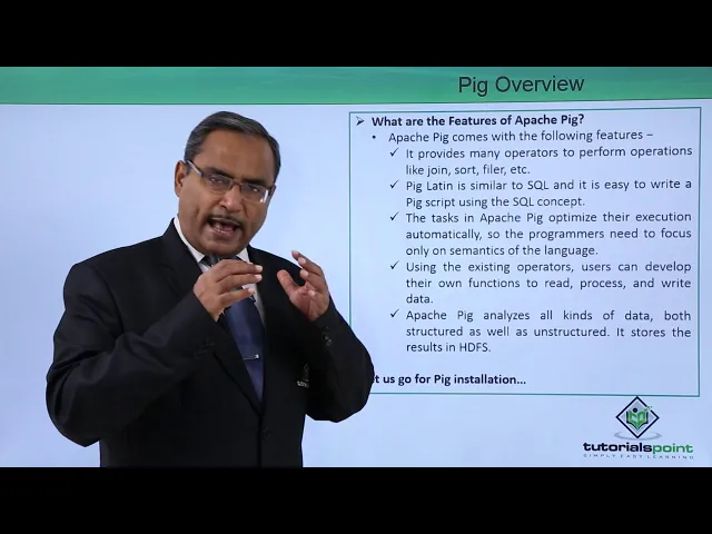 Pig Overview | Big Data | Hadoop | Open Video