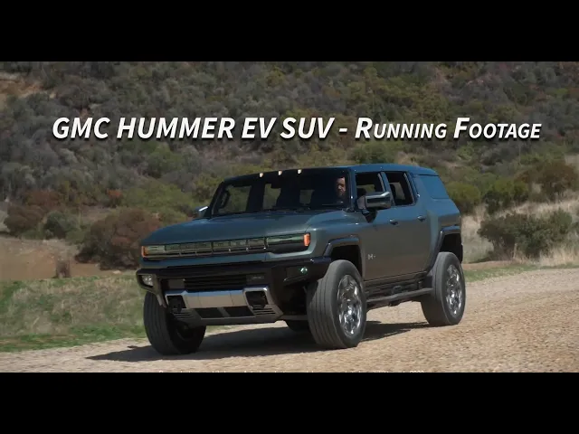 GMC HUMMER EV SUV - Running Footage