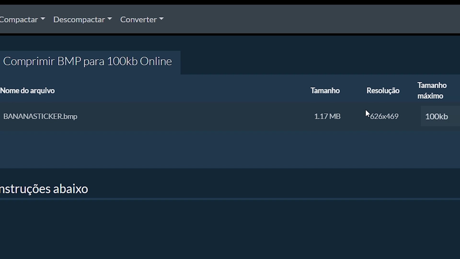 Como compactar BMP para 100 KB | Reduza o tamanho do BMP ...
