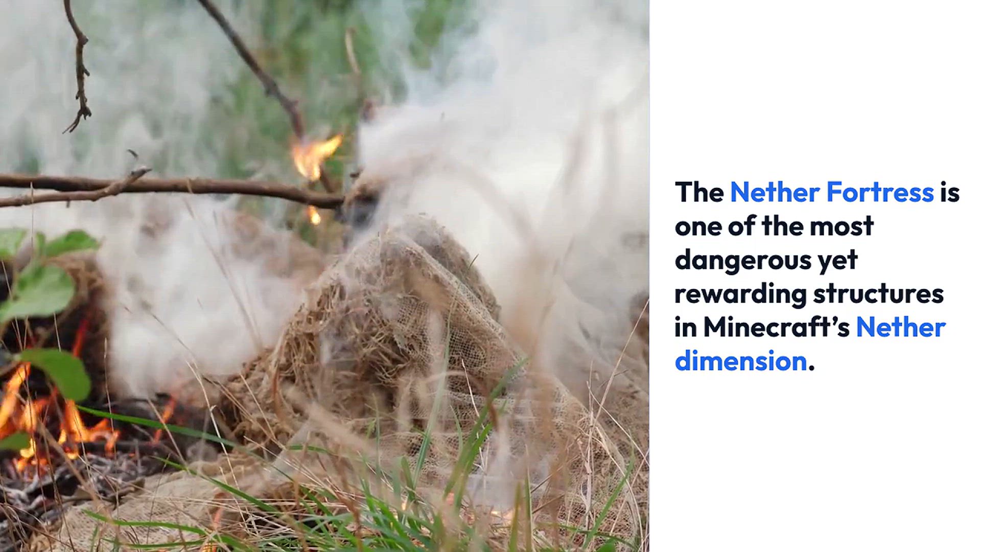 Exploring the Nether Fortress Blaze Spawner ... | Open Video