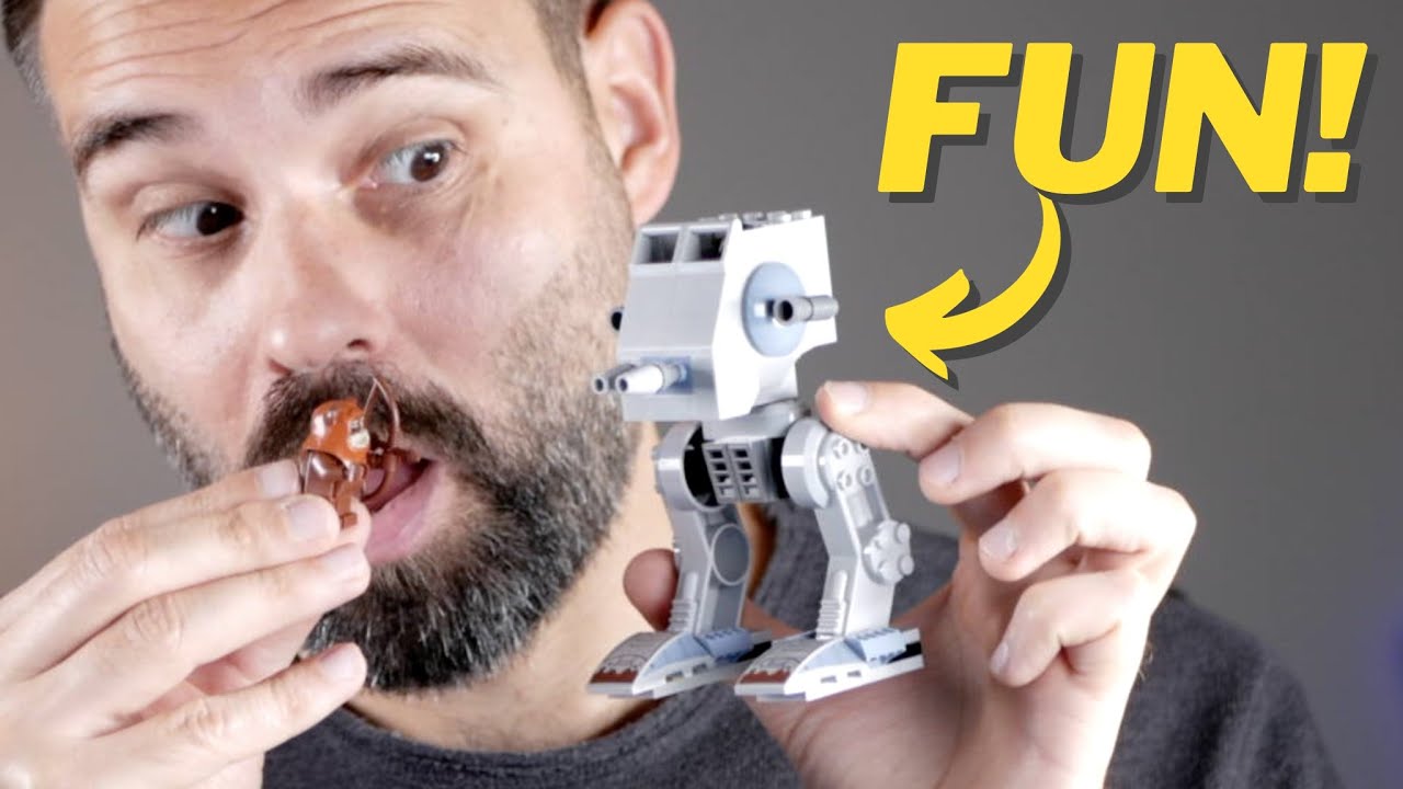 Best Star Wars Set For 4 Year Olds! LEGO AT-ST 75332 Review