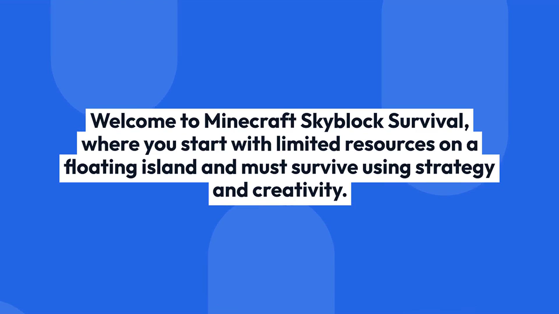 Skyblock_Survival_Episode_1 | Open Video