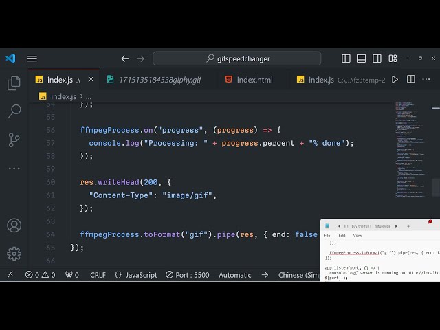 Build a Node.js Express GIF Editor to Chang... | Humix Video