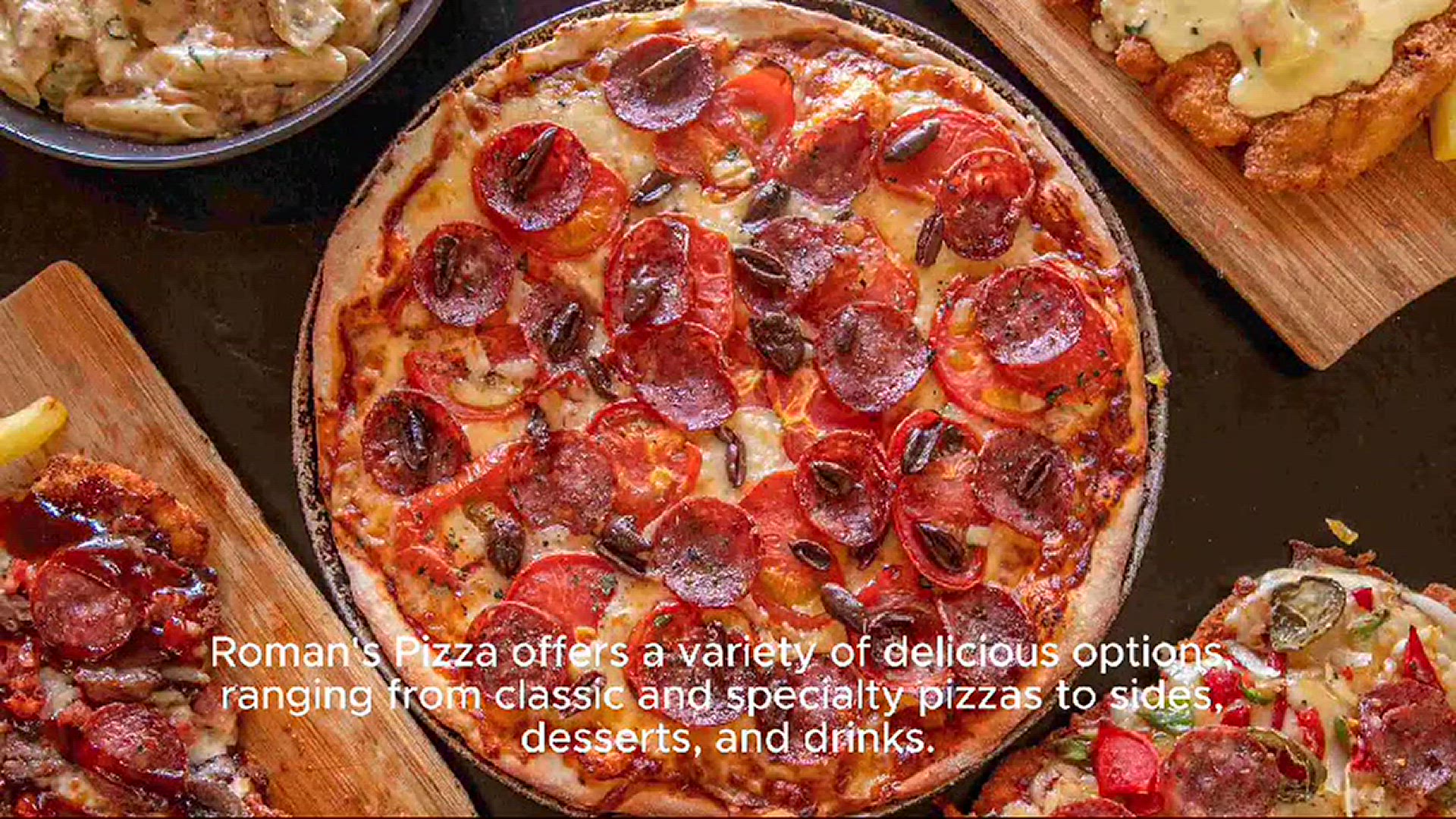 roman's pizza menu Price | Open Video