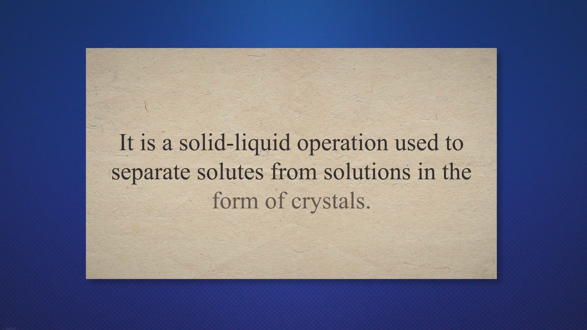 Fractional Crystallization Chemistry