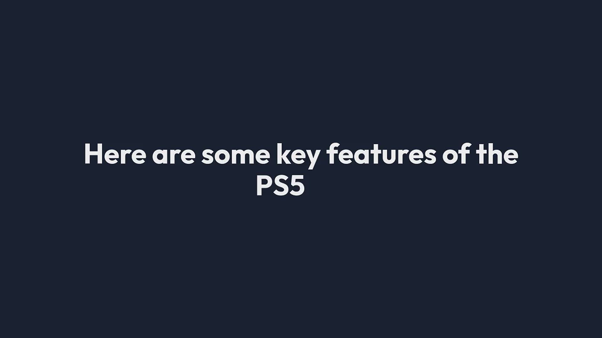 PS5 UI Features | Open Video