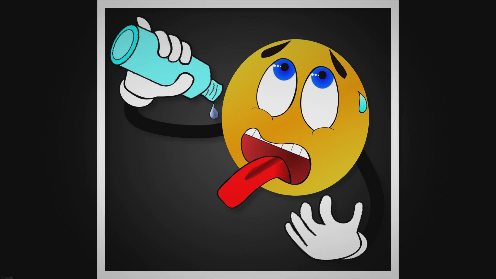 Thirsty Smiley Clipart