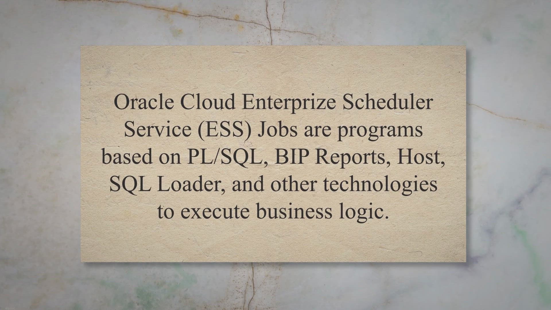 How to create Custom ESS Job in Oracle Cloud/Fusion