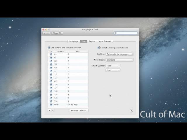 Create iOS-Style Keyboard Shortcuts In OS X