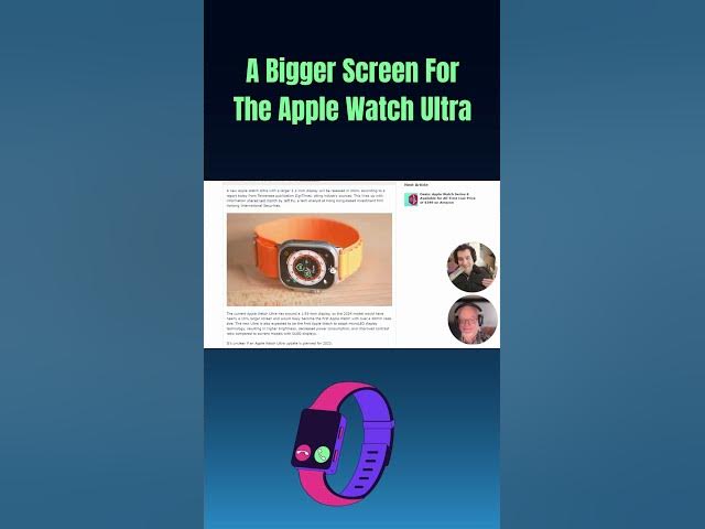A Bigger Screen For The Apple Watch Ultra