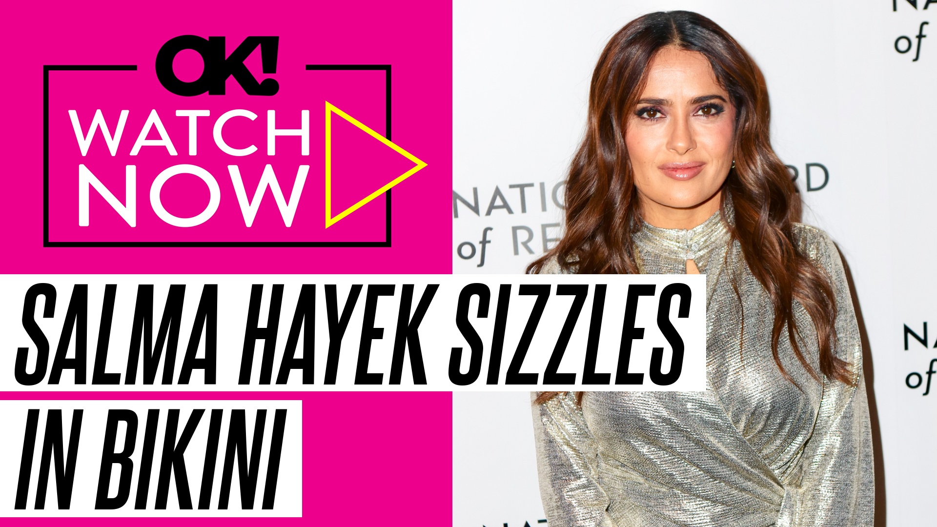 Salma Hayek, 58, Strips Down in Bikini for &... | Open Video
