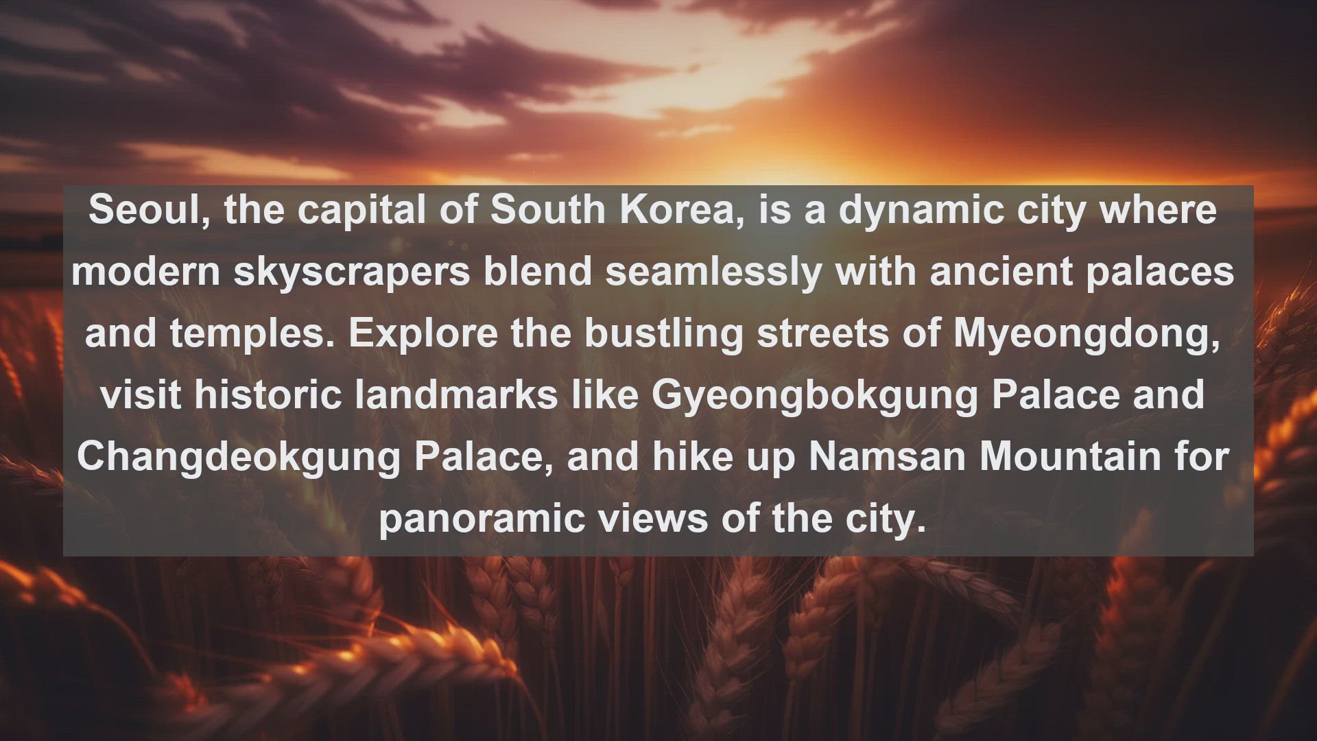 Exploring the Beauty of South Korea: Top 10 ... | Open Video