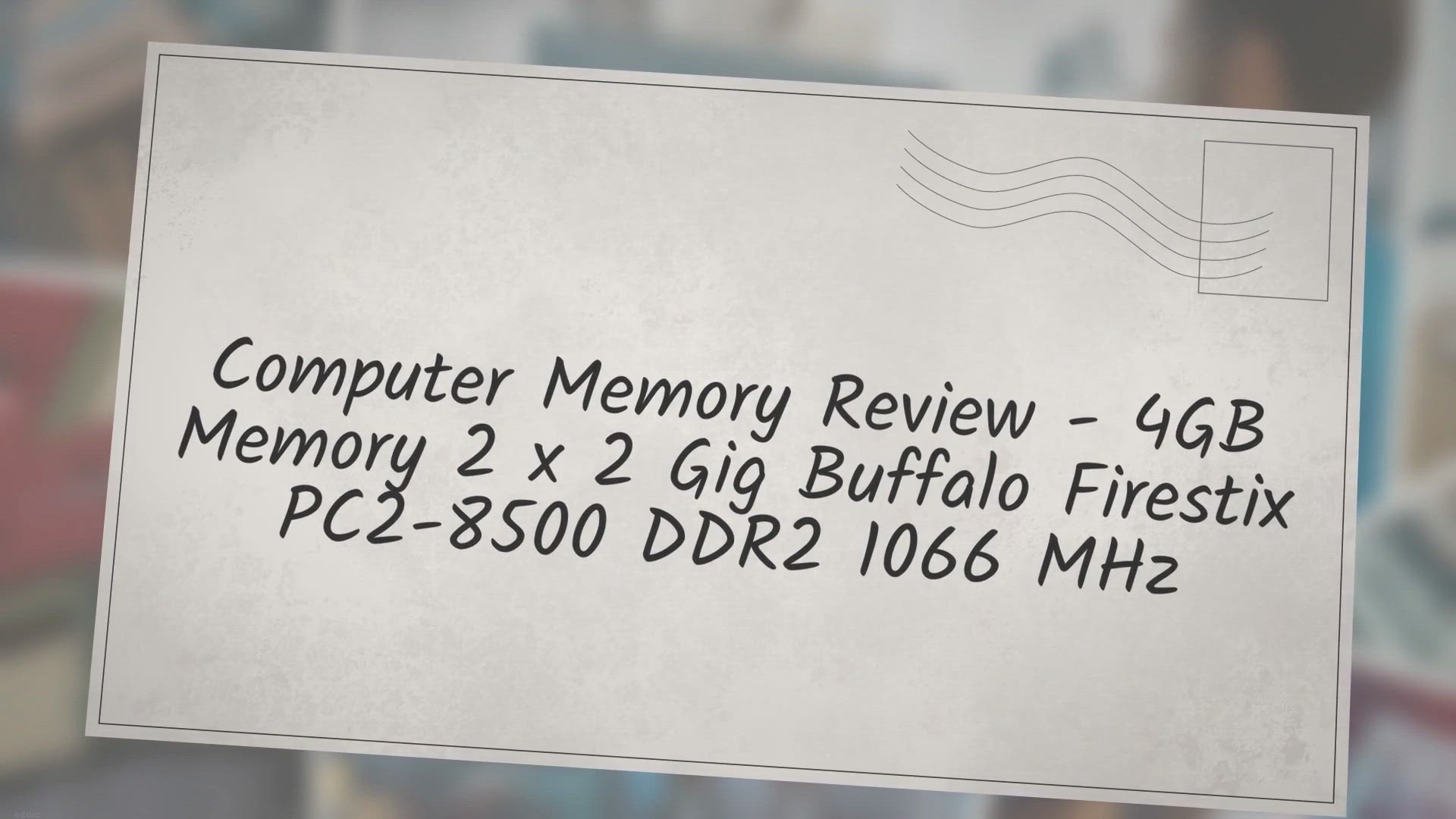 Computer Memory Review - 4GB Memory 2 x 2 Gig Buffalo Fir...