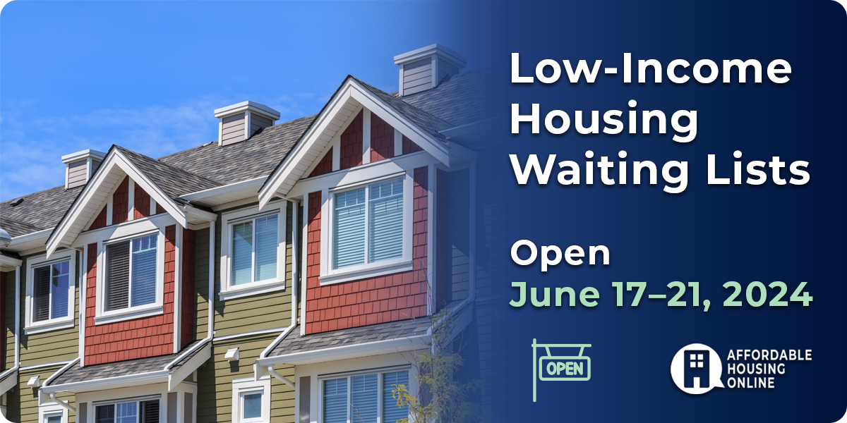 'Video thumbnail for Low-Income Housing Waiting Lists Open June 17–21, 2024'