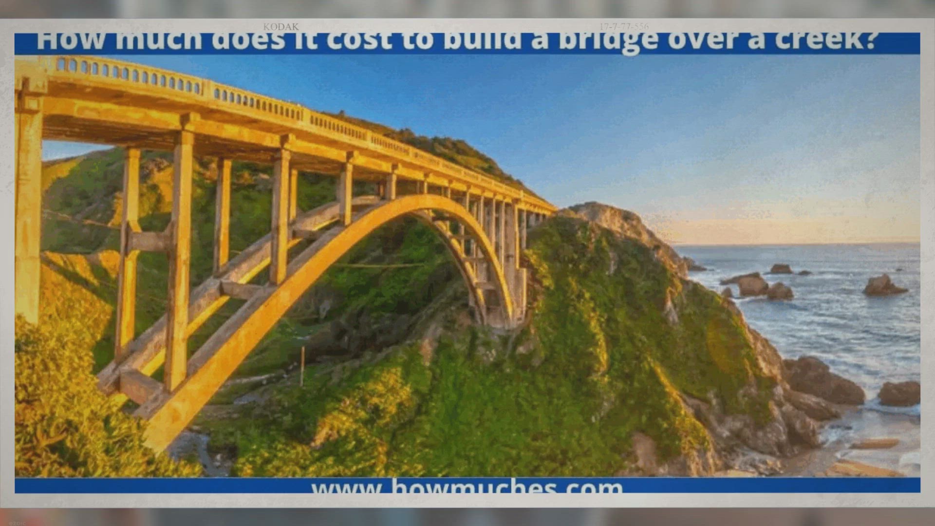 Cost to build a bridge over a creek - Builders Villa
