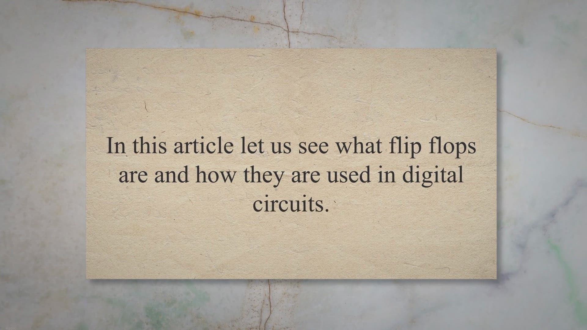 Digital flip flop circuits explained - Learn about flip-f...