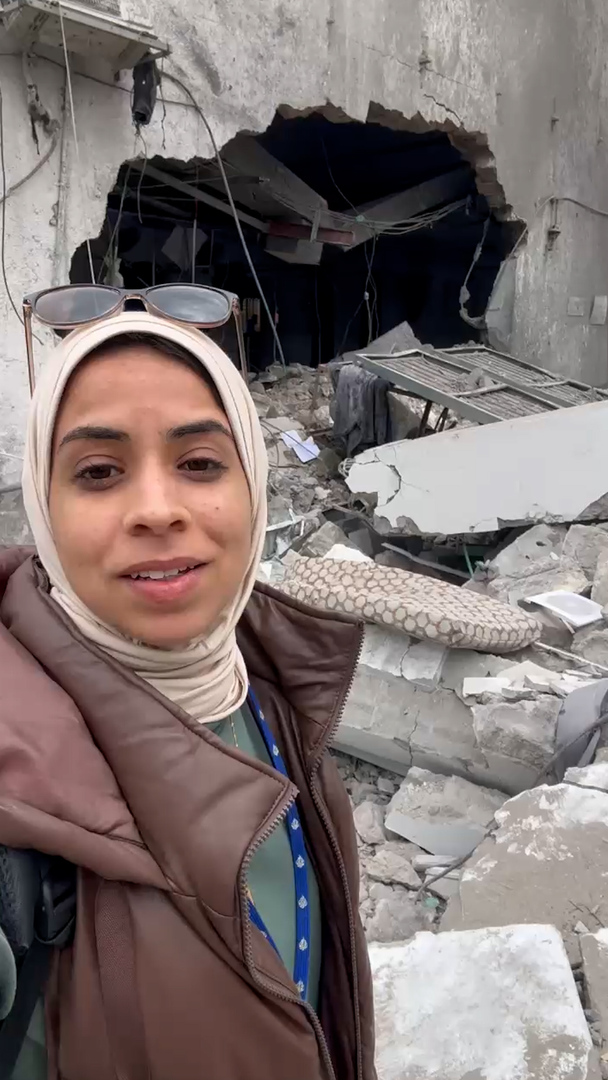 Al Jazeera's Maram Humaid reports from G... | Open Video