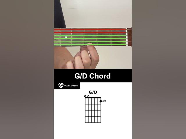 How To Play The G/D Chord On Guitar - Guvna ... | Open Video