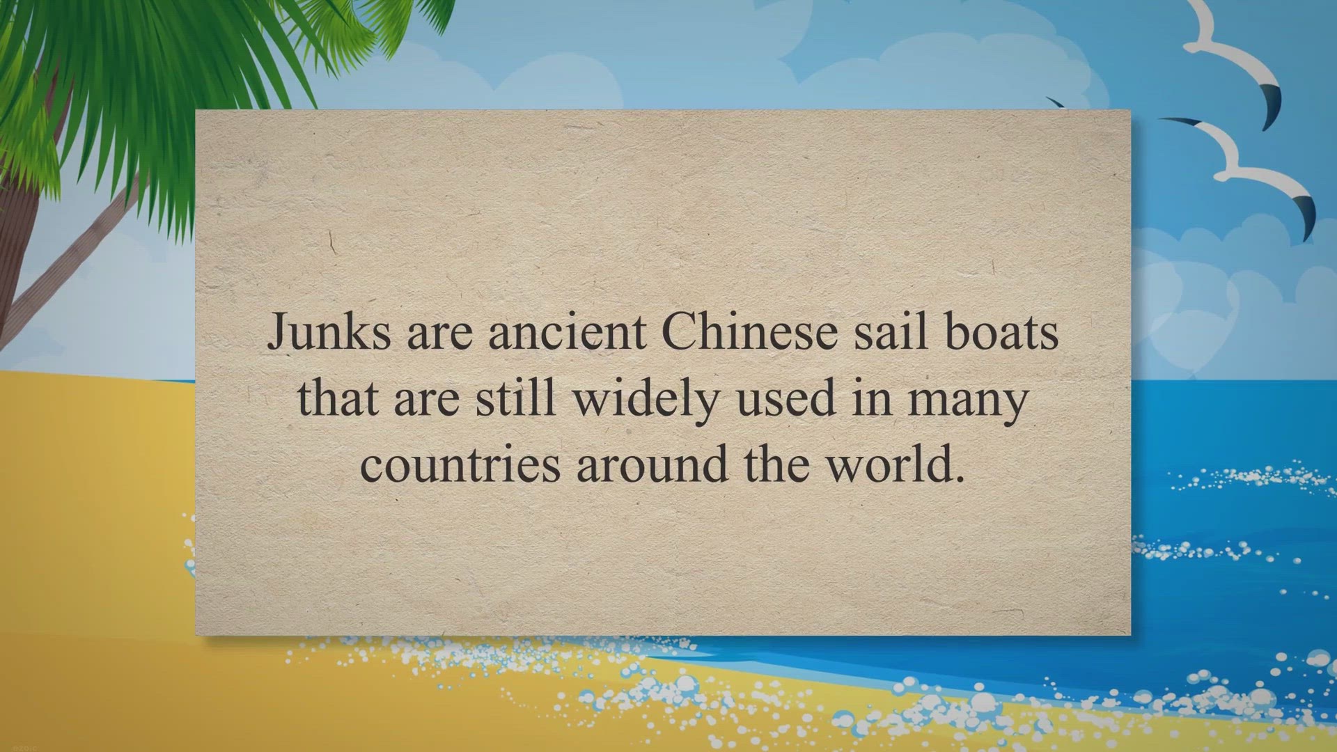 Chinese Junk Sail Boat Explained
