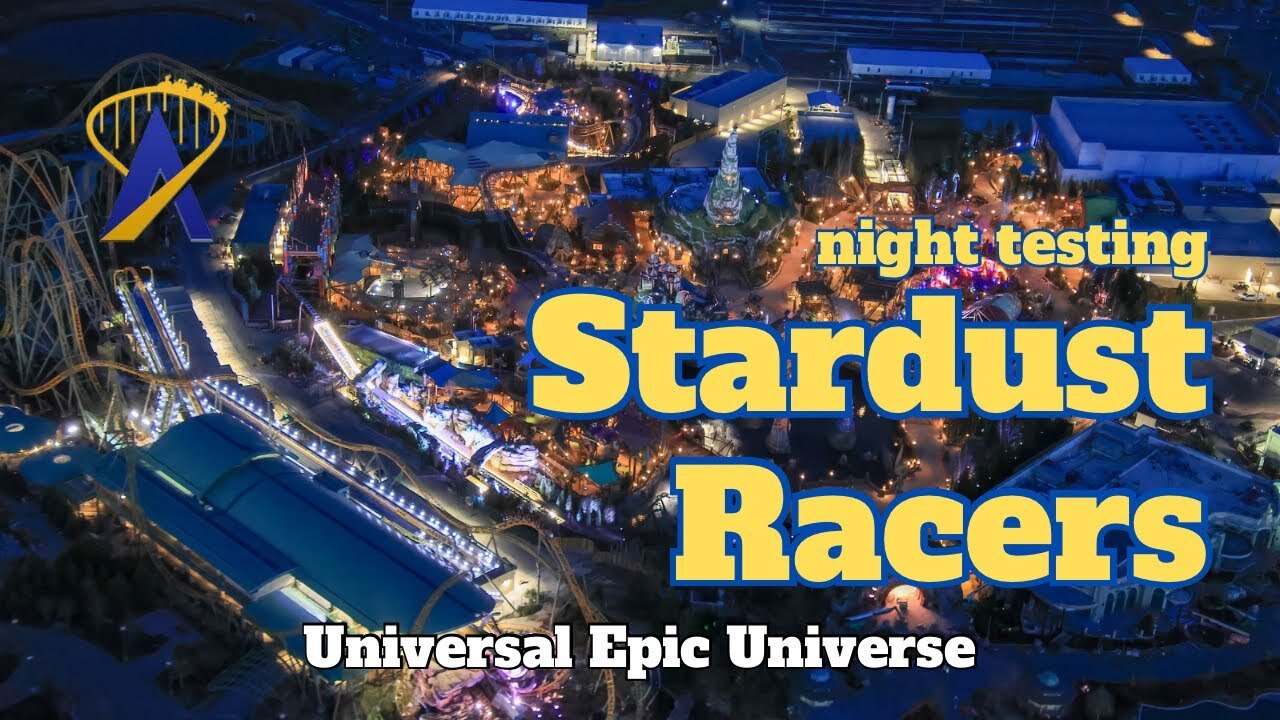 Epic Universe Roller Coaster Stardust Racer... | Humix Video