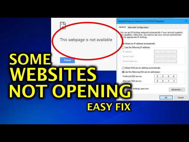 FIX - Some Websites Not Loading / Opening in any Browser ...