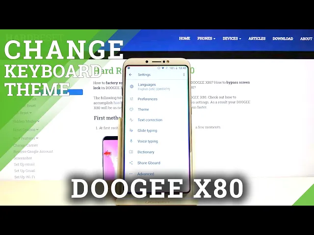 How to Personalize Keyboard Theme on Doogee... | Humix Video