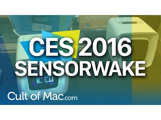 Sensorwake Alarm Clock tricks you out of bed | CES 2016