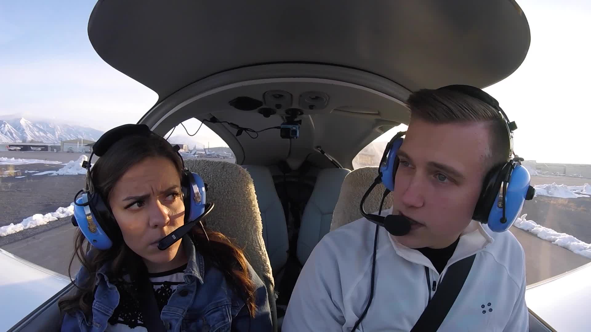 Pilot Surprises Girlfriend With Proposal At ... | Open Video