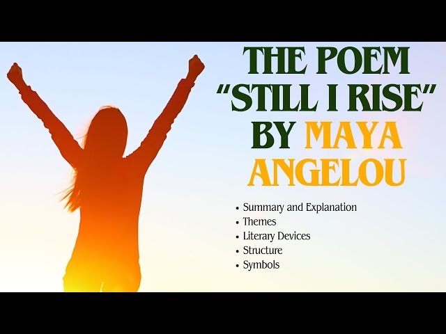 What Is The Figurative Meaning Of Poem Still I Rise | Sitedoct.org
