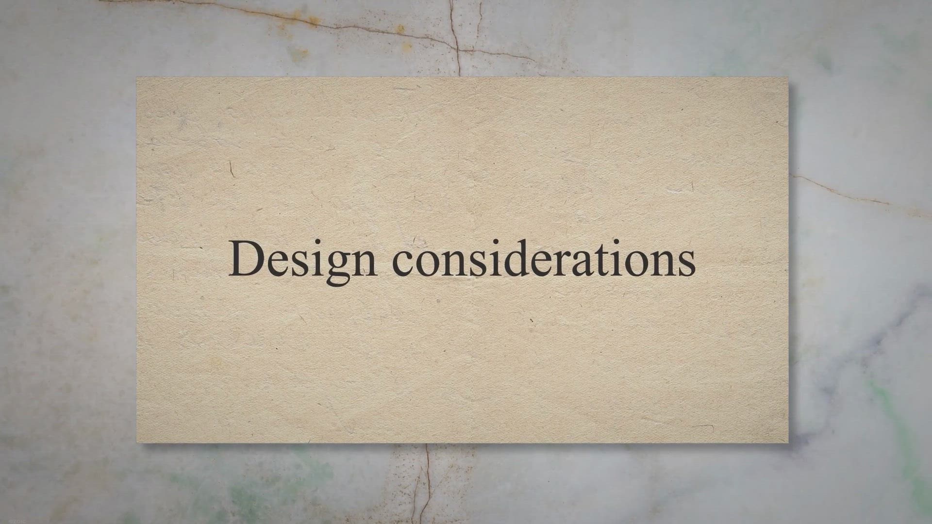 HVAC Design Considerations