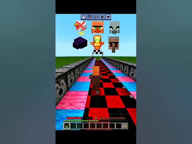 How far can mob go #minecraft #shorts | Humix Video