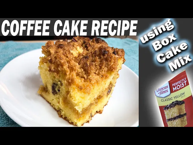 EASY COFFEE CAKE RECIPE | BOX CAKE MIX RECIPE | How to ma...