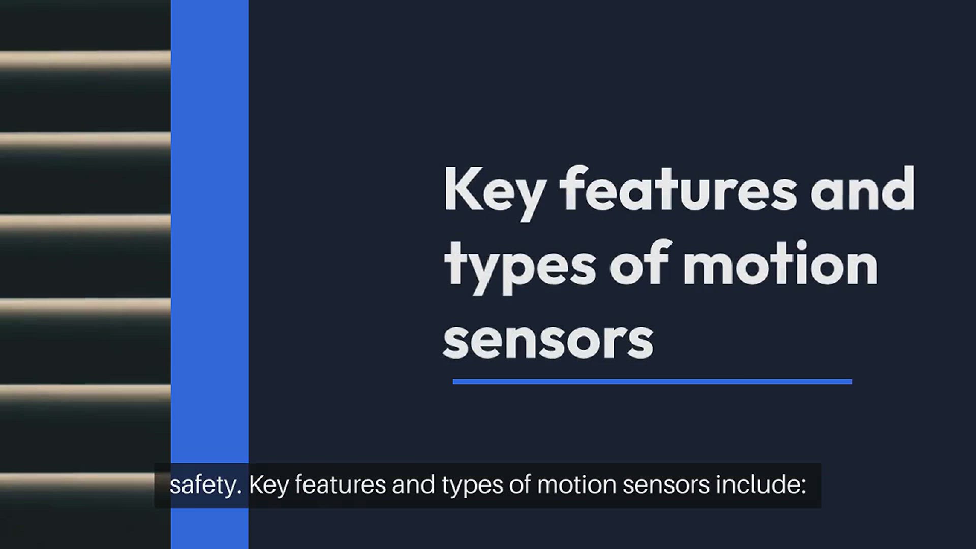 Motion Sensors | Open Video