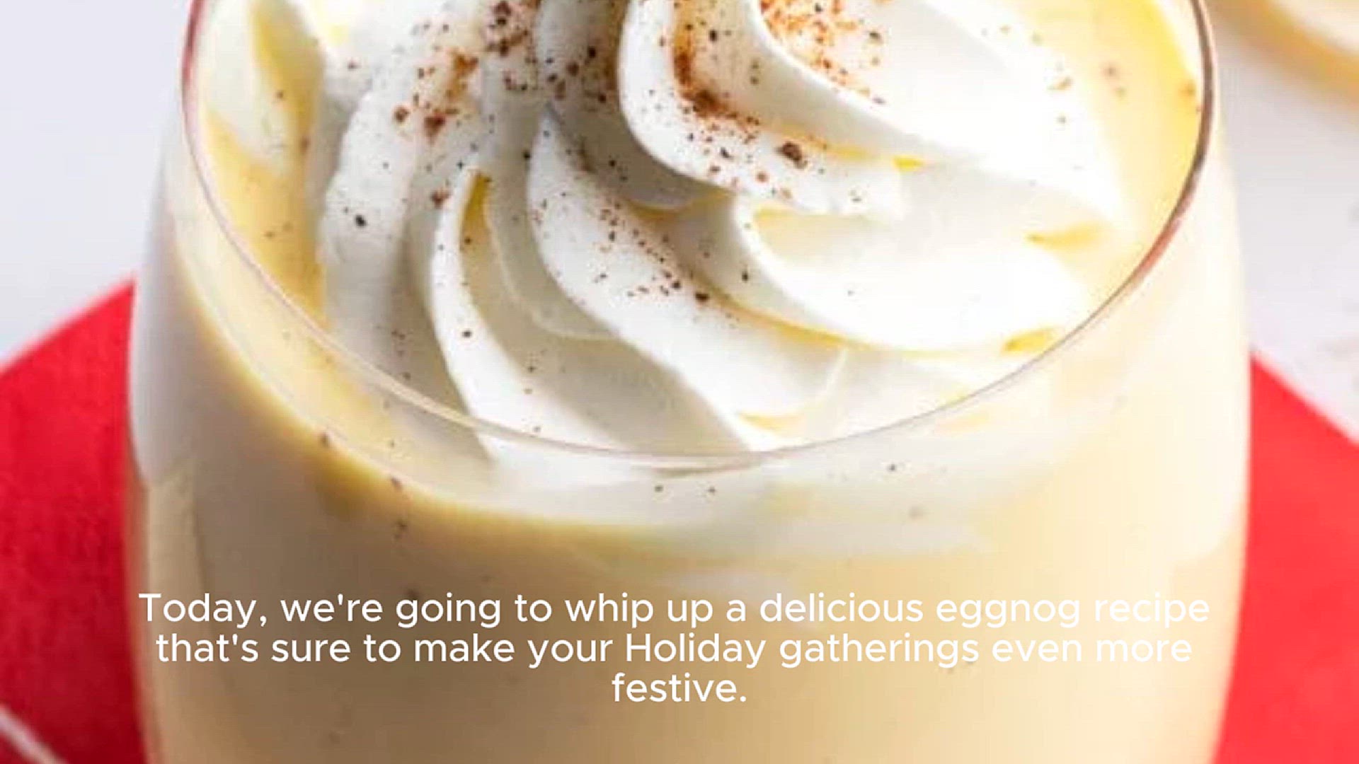 Egg nog recipe | Open Video