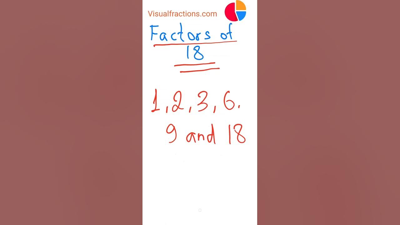 Factors of 18:Quick Guide 🚀 #math #factors #learnmath