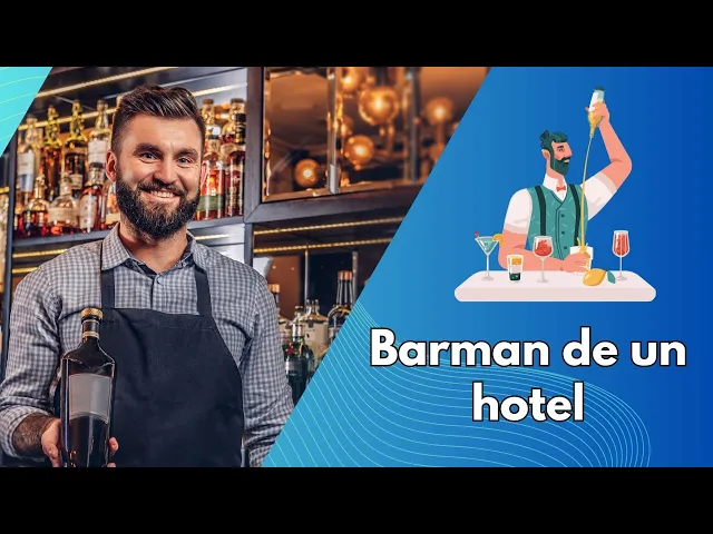 Barman de un hotel, funciones, perfil | Open Video