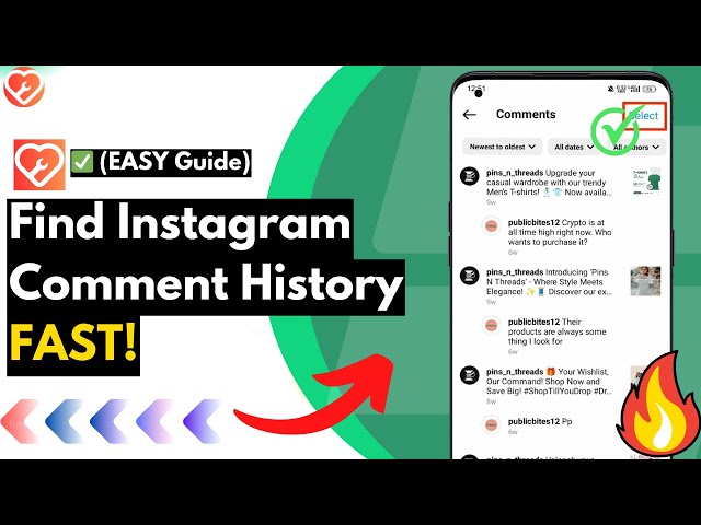 How to Check Your Instagram Comment History ... | Open Video