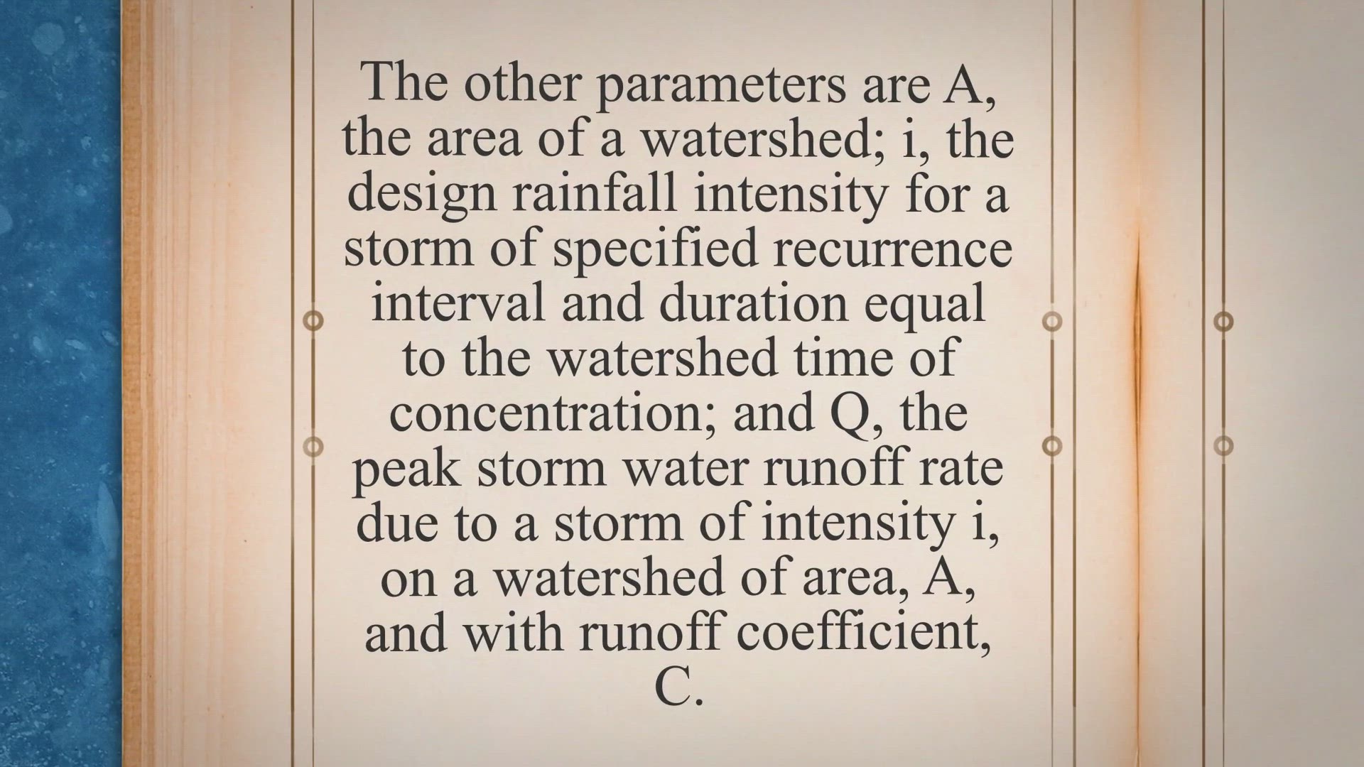 Rational Method Runoff Coefficient Tables for Storm Water...
